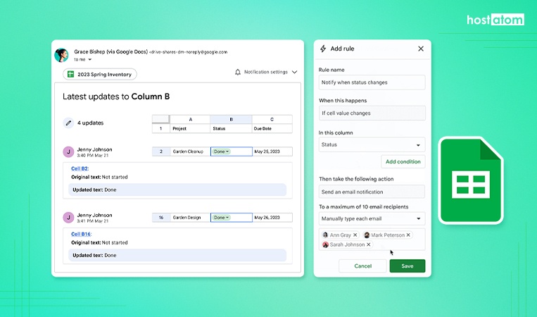 Google อัปเดตให้สามารถติดตามการแจ้งเตือนตามเงื่อนไขที่กำหนดใน Sheets