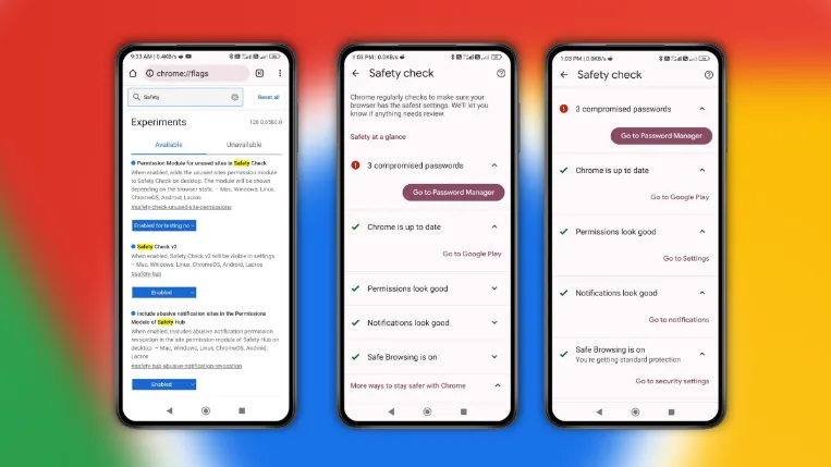 Google Chrome เตรียมอัปเกรดฟีเจอร์ Safety Check บนมือถือ