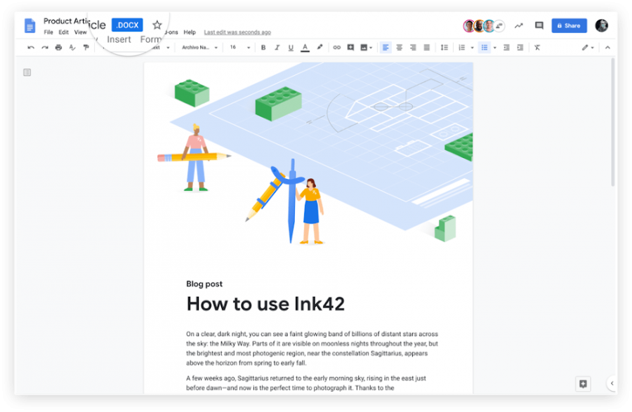 Google Docs ทำงานได้กับไฟล์ยอดนิยมหลากหลายประเภท| hostatom