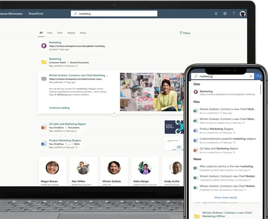 Microsoft SharePoint สื่อสาร ทำงานร่วมกันในองค์กร | hostatom